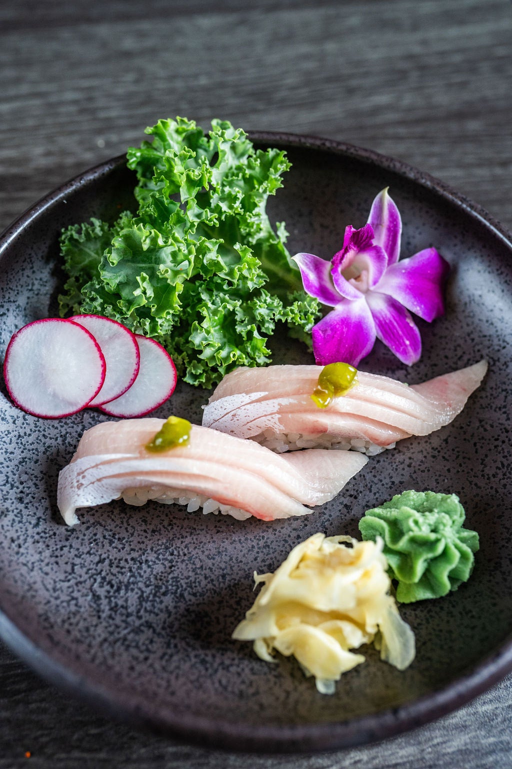 Baby Yellowtail-Kampachi | Poseidon Asian Cuisine